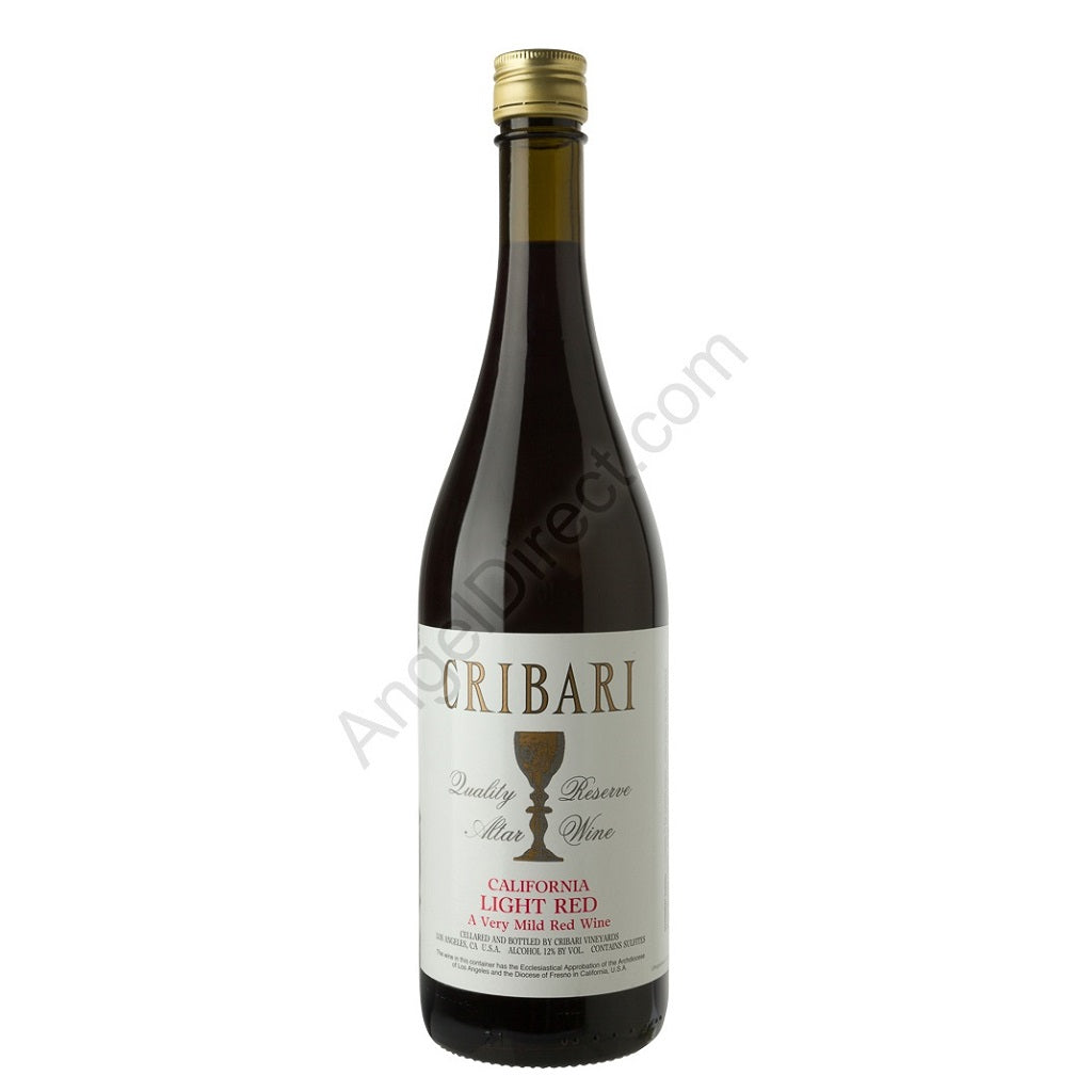 Cribari Vineyards Light Red Altar Wine - 750ml Bottle Size – Angel ...