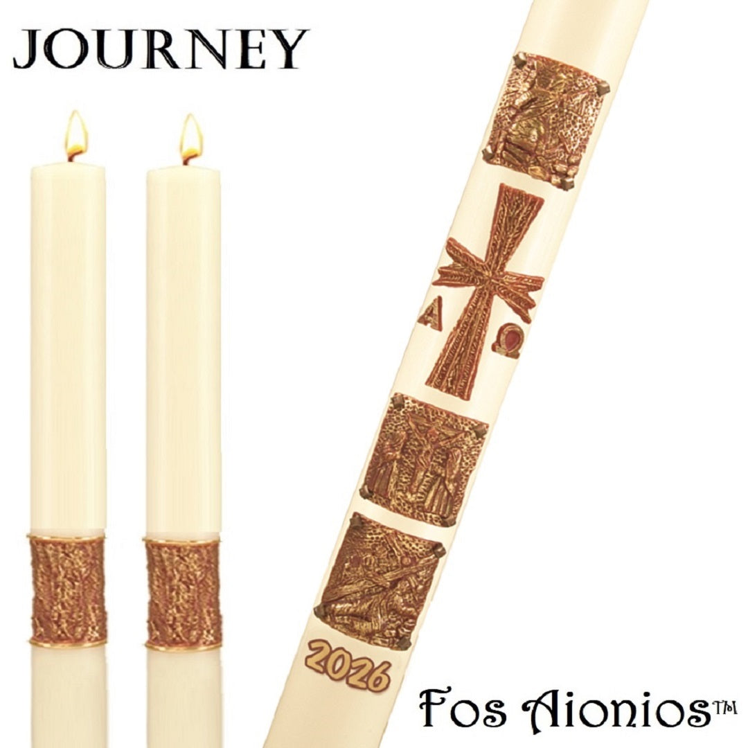 Dadant Candle Fos Aionios Series "Journey" Paschal Candle – Angel ...