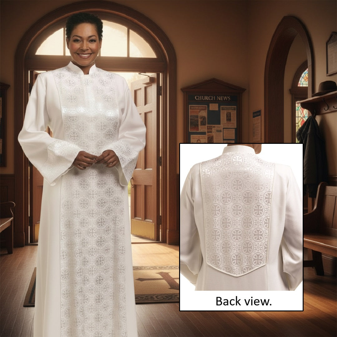 Murphy Abigail Collection Women's White Pulpit Robe – Angel Direct Inc
