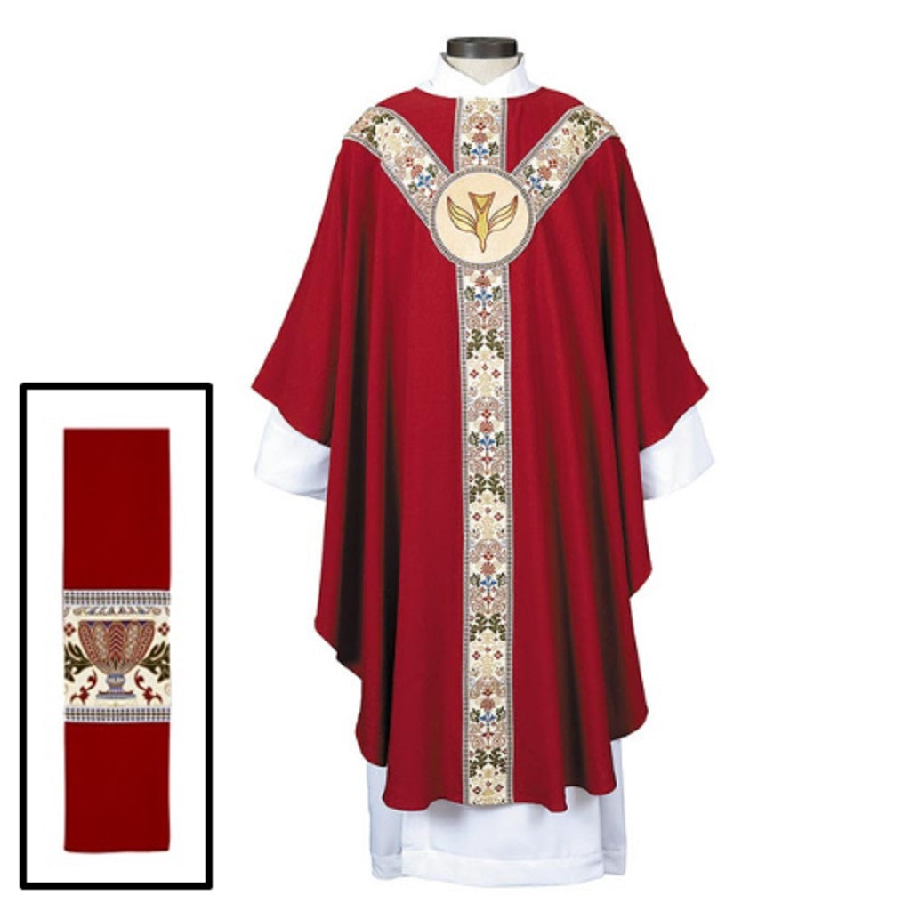 R.J. Toomey Coronation Collection Red Chasuble with Inner Stole – Angel ...