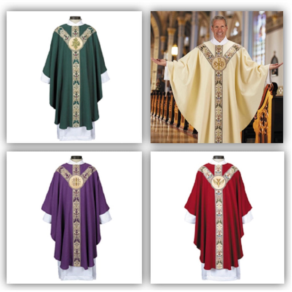 R.J. Toomey Coronation Collection Set of Four Chasubles with Inner Sto ...