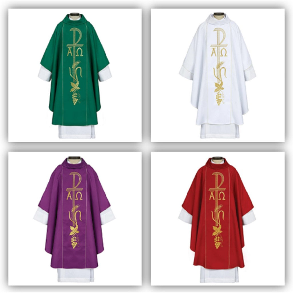R.J. Toomey San Remo Collection Set of Four Chasubles with Inner Stole ...