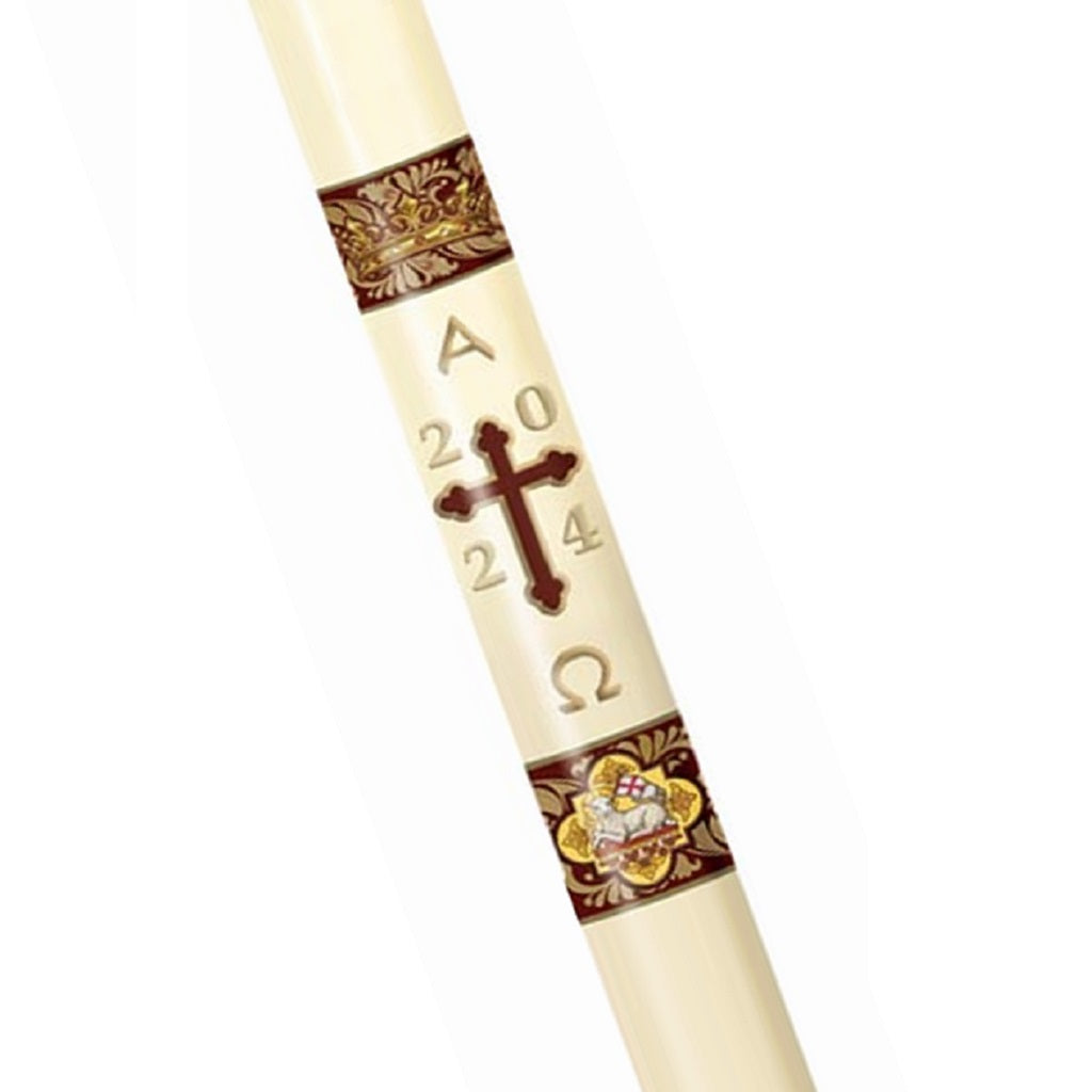 Will & Baumer "Agnus Dei" Paschal Candle – Angel Direct Inc