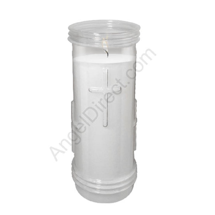 Will & Baumer Prayerlights Clear, 6 Day, Plastic Devotional Candle - C ...