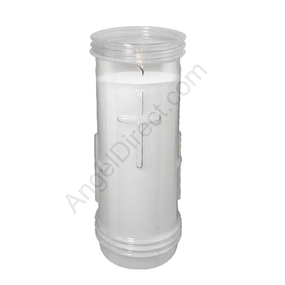 Will & Baumer Prayerlights Clear, 6 Day, Plastic Devotional Candle - C ...